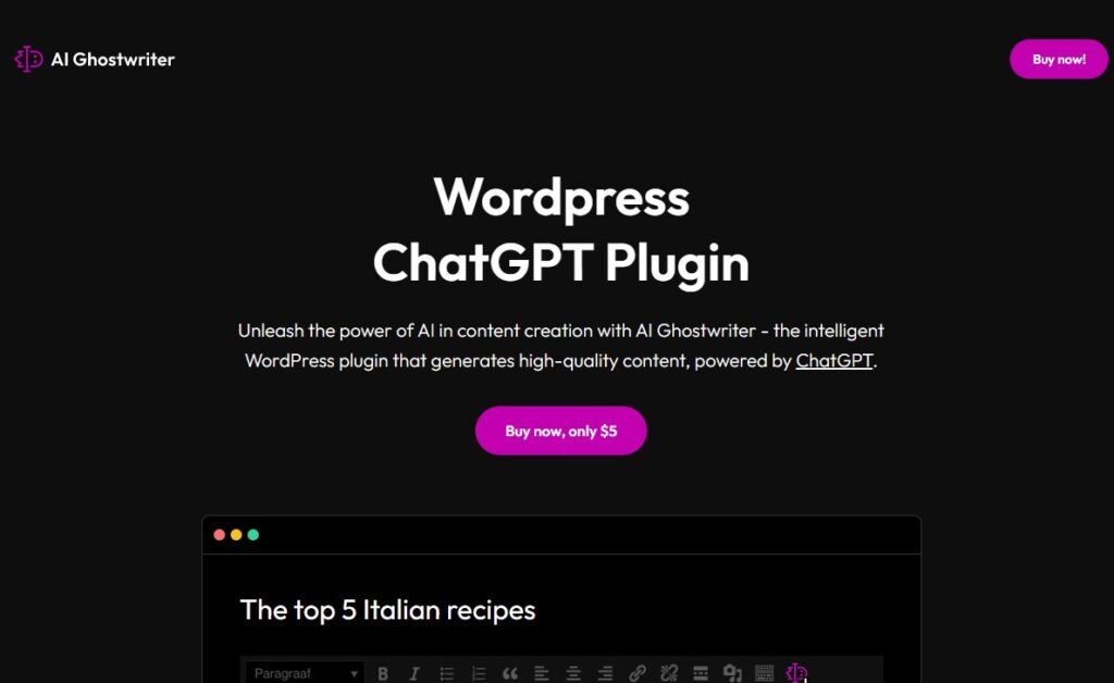 AI Ghostwriter - The Patternist