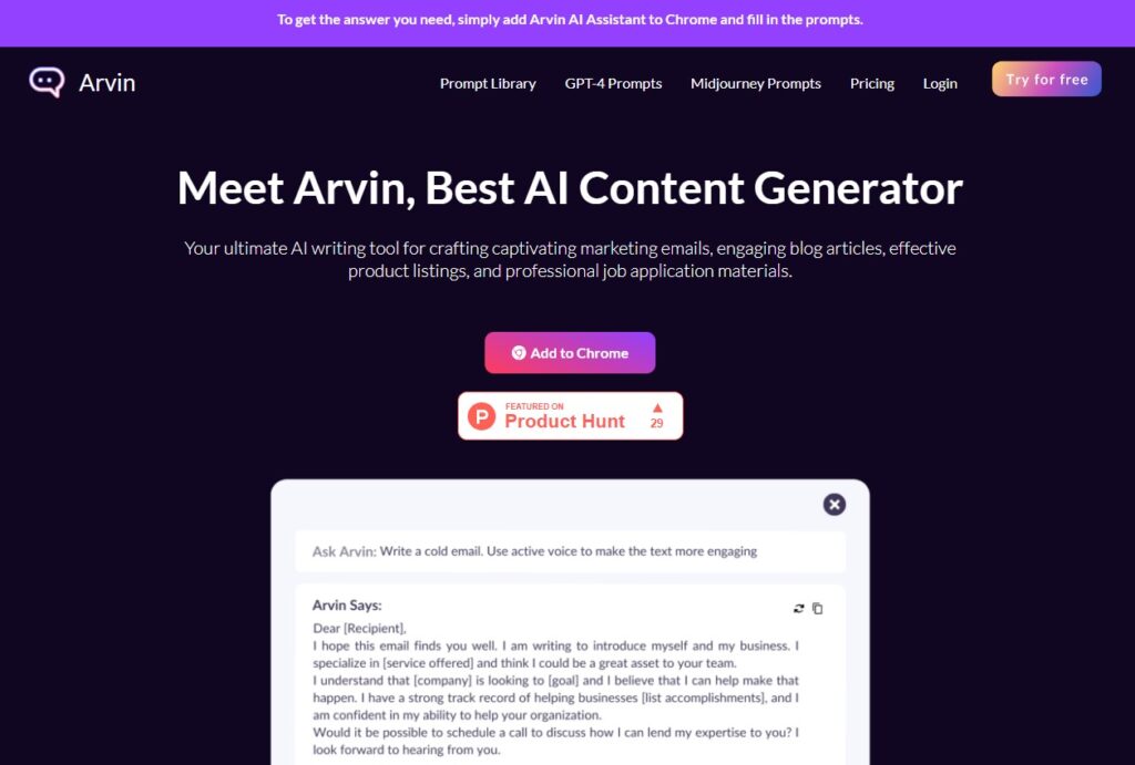 Arvin - The Patternist