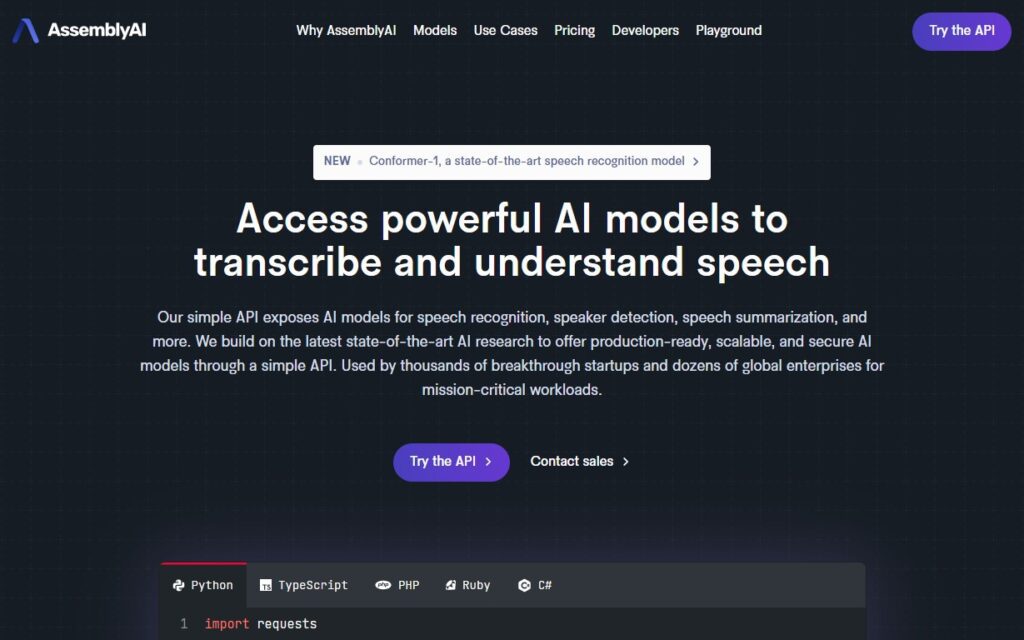 AssemblyAI - The Patternist