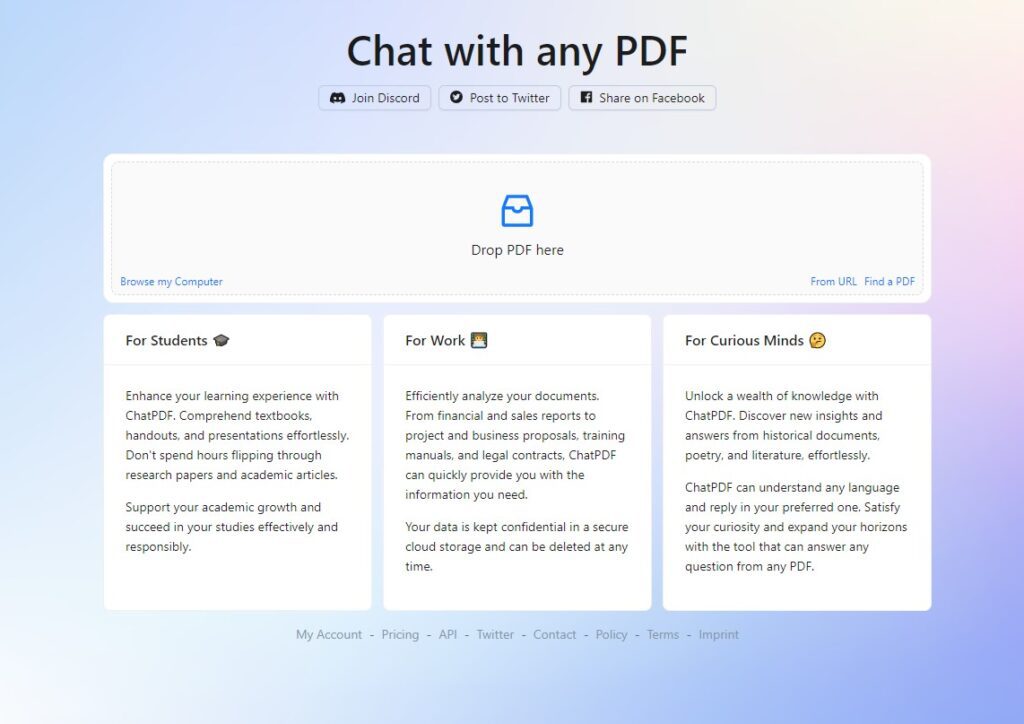 ChatPDF - The Patternist