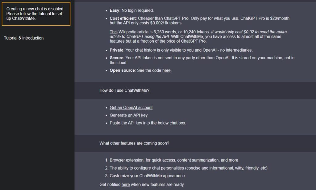 ChatWithMe - The Patternist