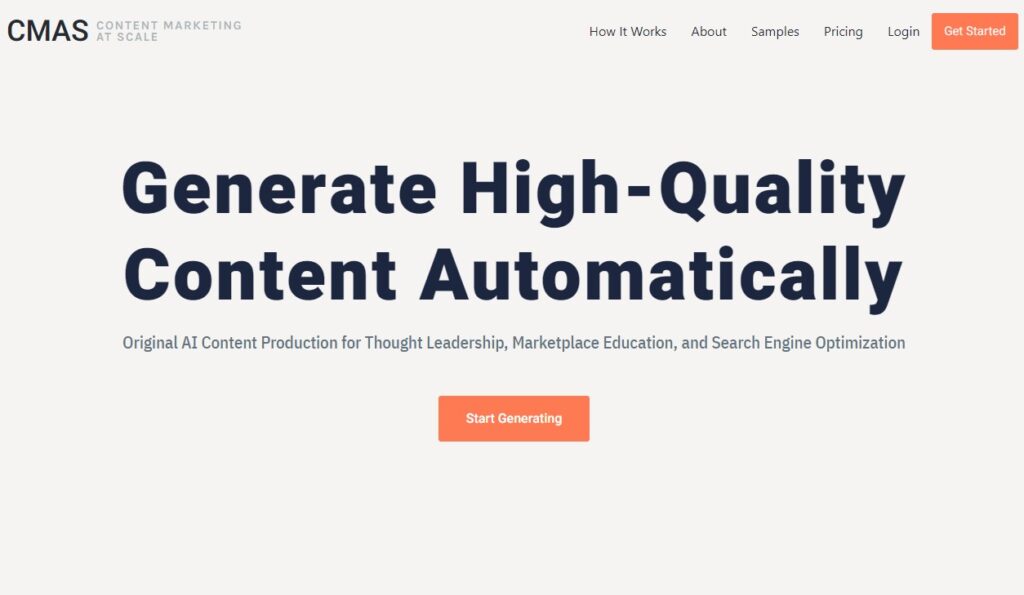 Content Marketing At Scale - The Patternist