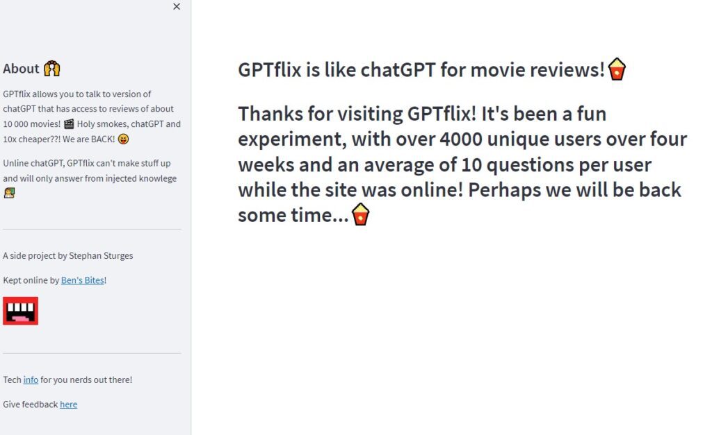 GPTFlix - The Patternist