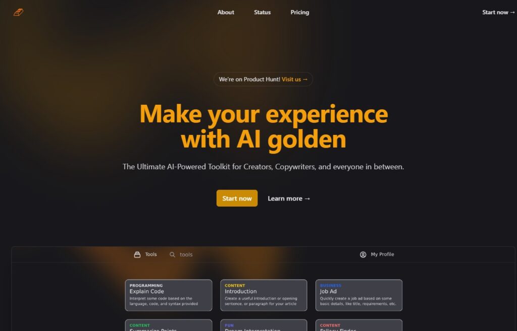 Golden Chat - The Patternist