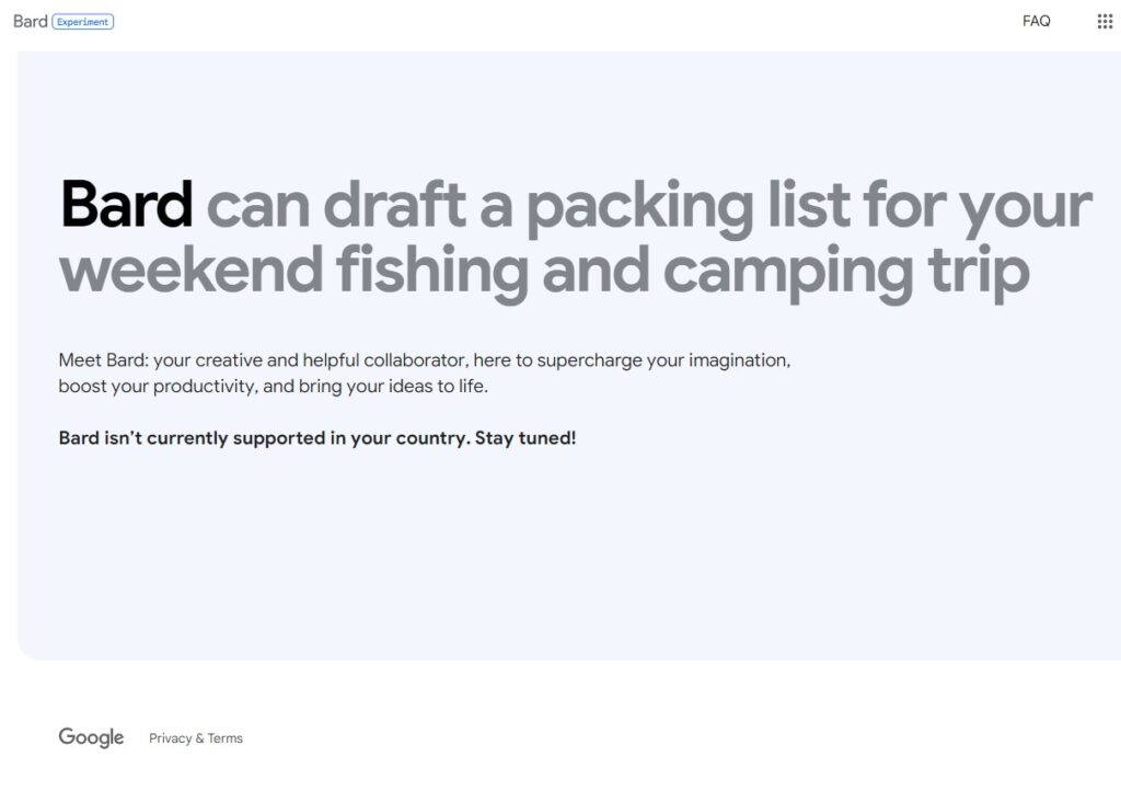 Google Bard - The Patternist