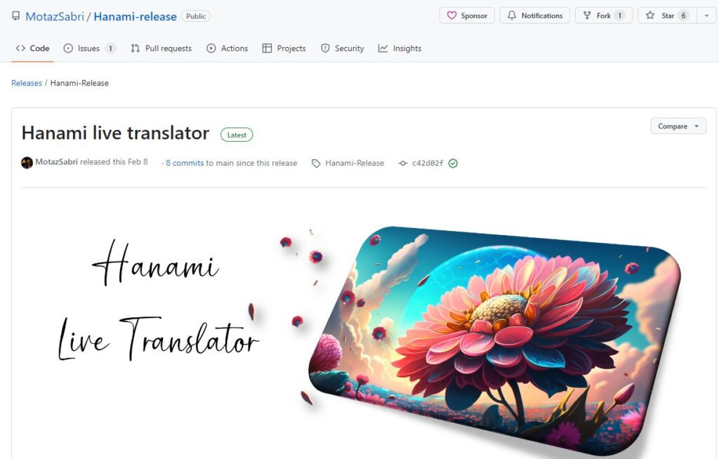 Hanami live translator - The Patternist