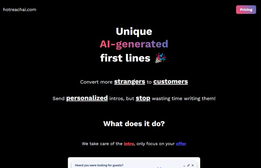Hot Reach AI - The Patternist