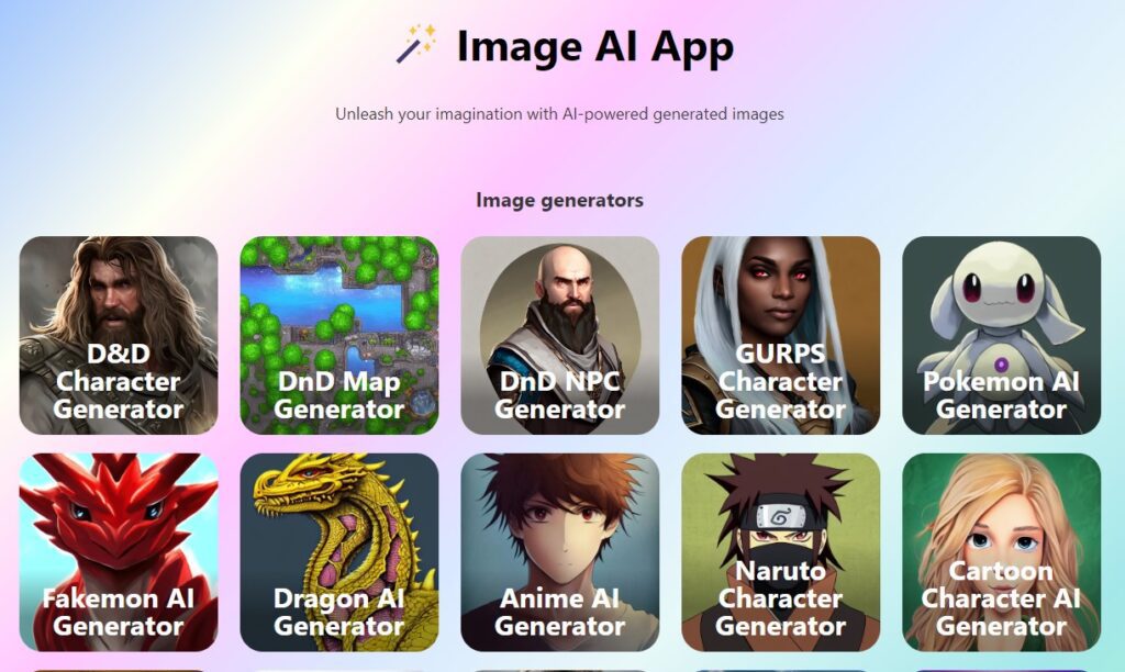 Image AI App - The Patternist