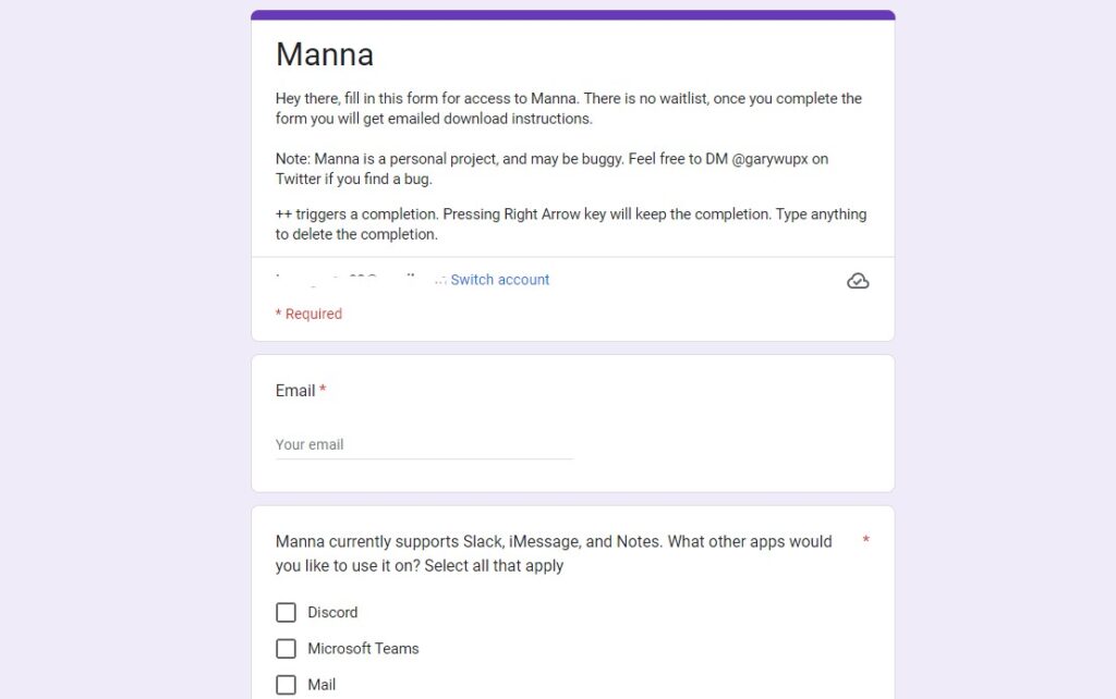 Manna - The Patternist