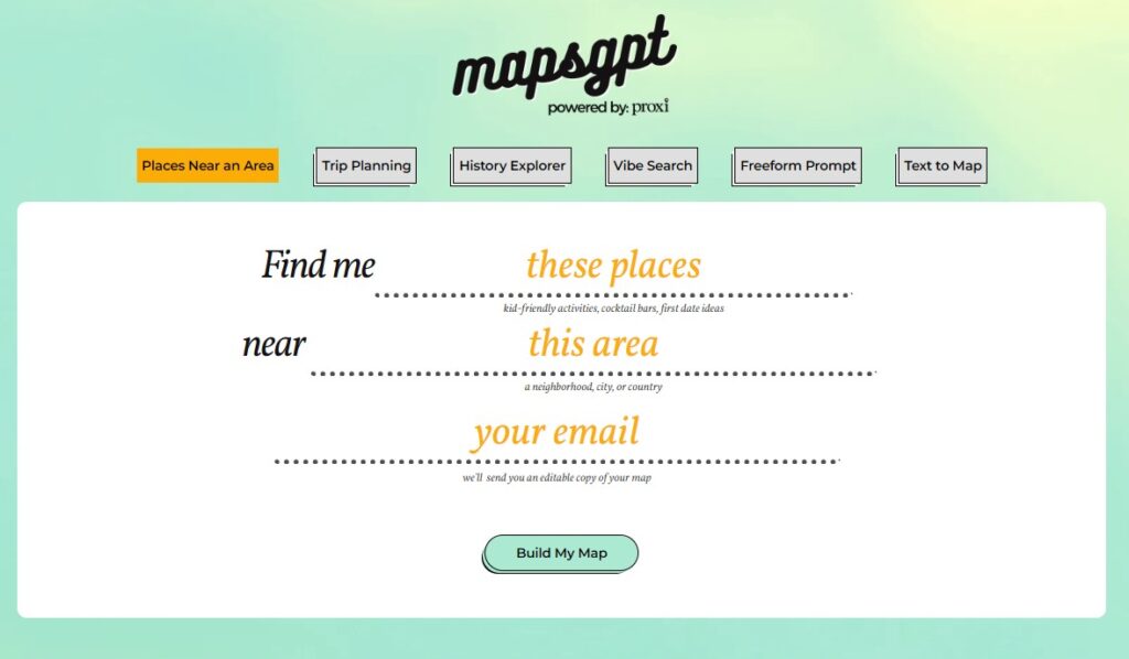 MapsGPT - The Patternist