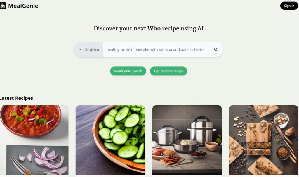 MealGenie - The Patternist