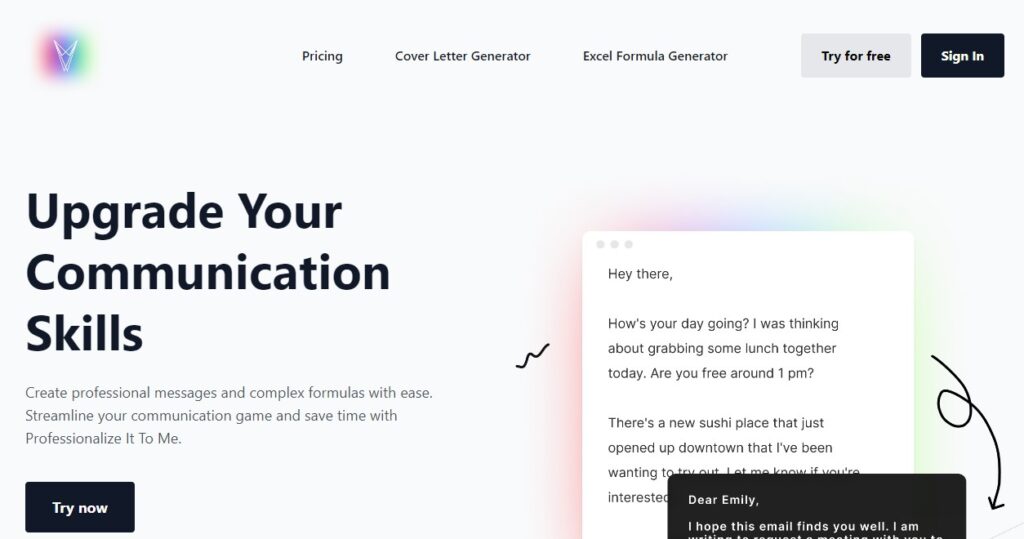 Professionalize It To Me - The Patternist