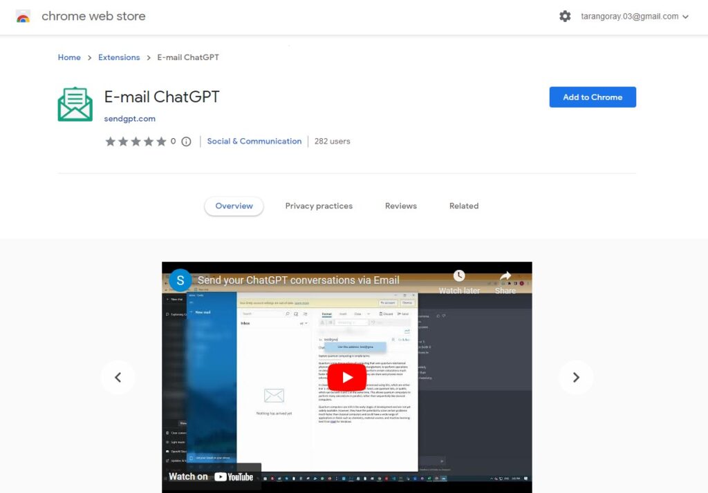 Send GPT via Email - The Patternist