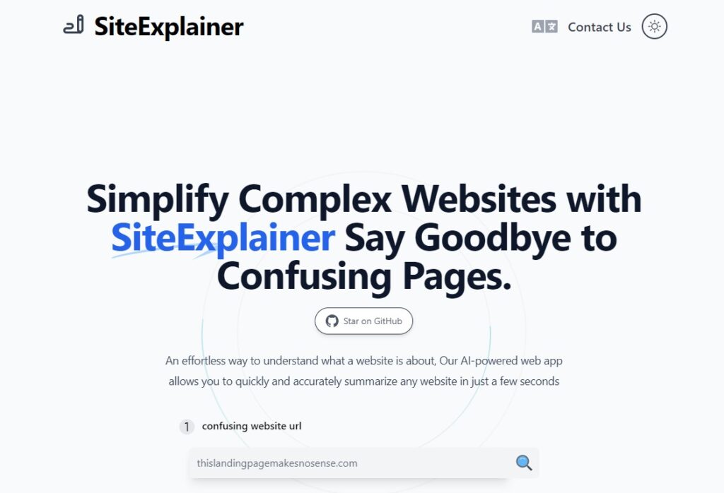 SiteExplainer - The Patternist