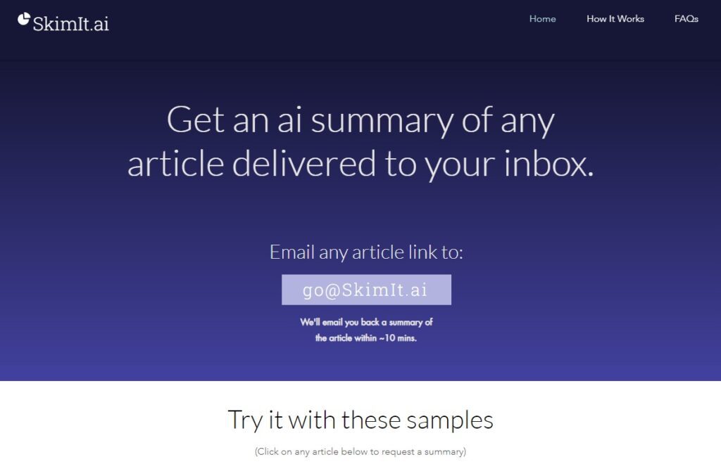 SkimIt.ai - The Patternist