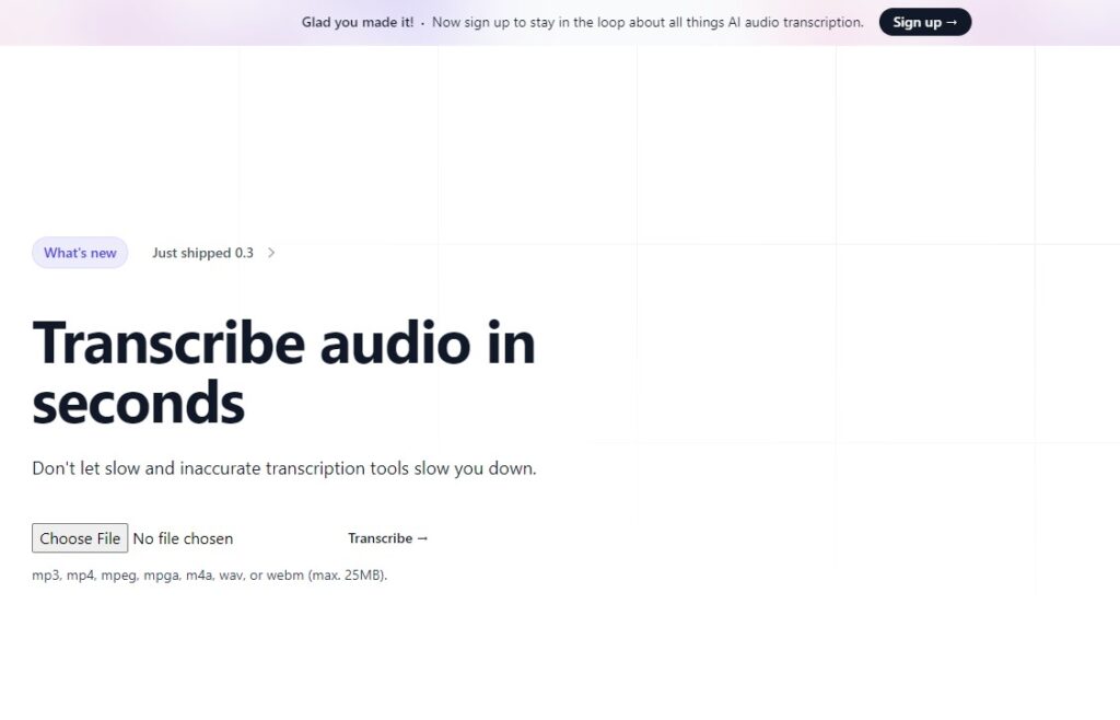 Transkribieren - The Patternist