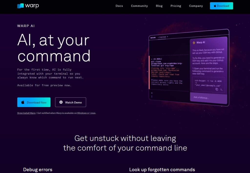 Warp AI - The Patternist