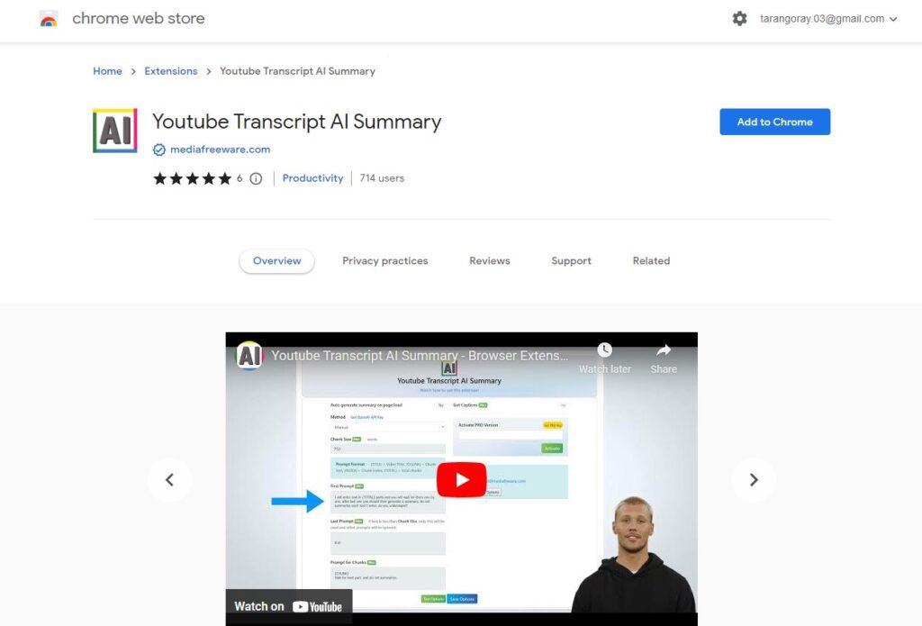 Youtube Transcript AI Summary - The Patternist