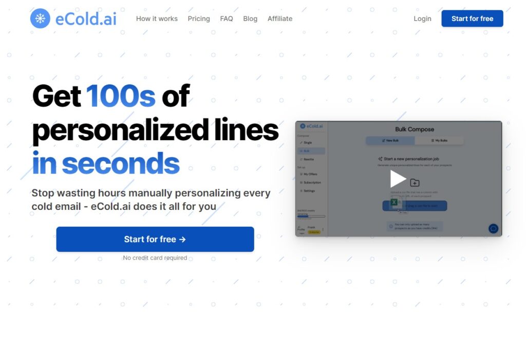 eCold.ai - The Patternist