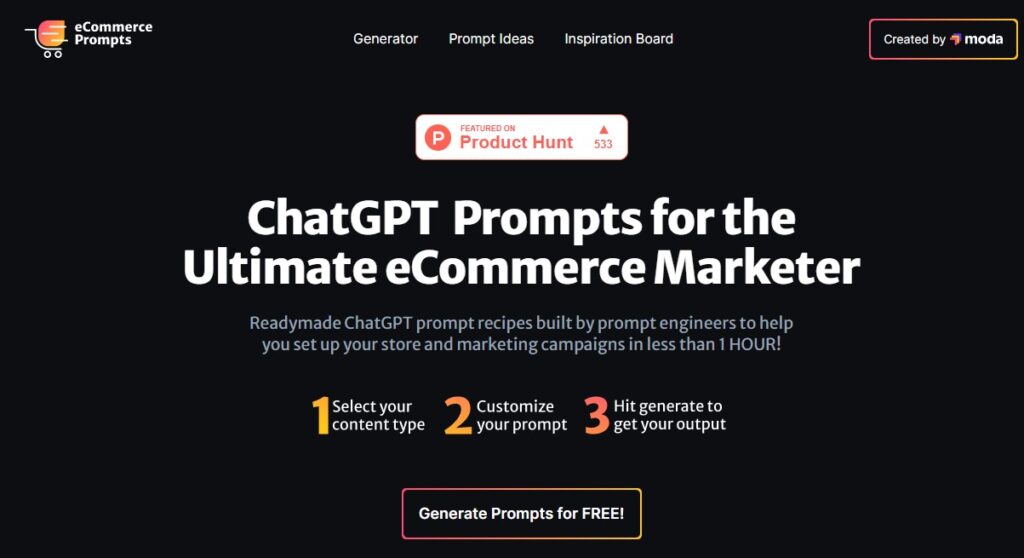 eCommerce ChatGPT Prompts - The Patternist
