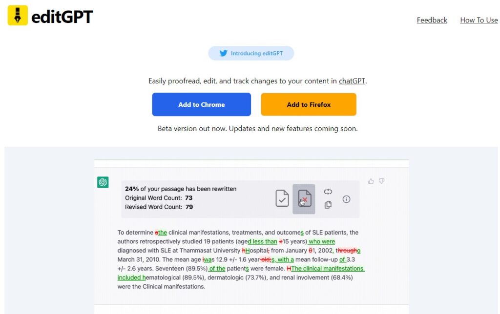 editGPT - The Patternist