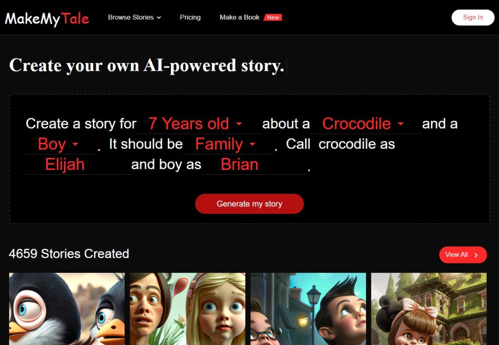 MakeMyTale - The Patternist