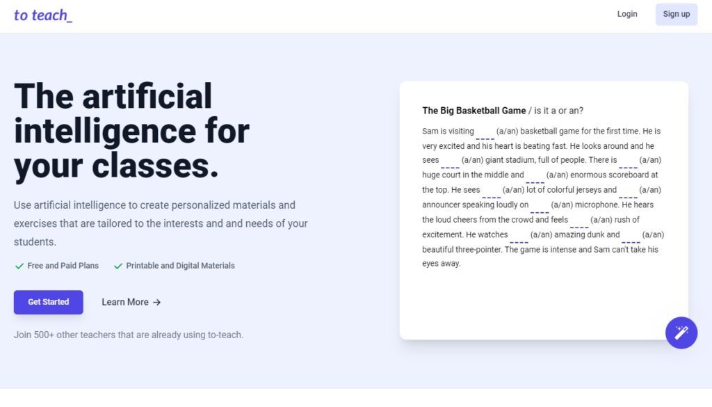 to teach - The Patternist